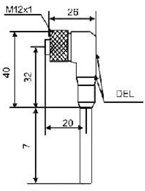 Elbow Sensor Connector Waterproof 5m Cable PNP IP67 RK02-2-4P, China ...