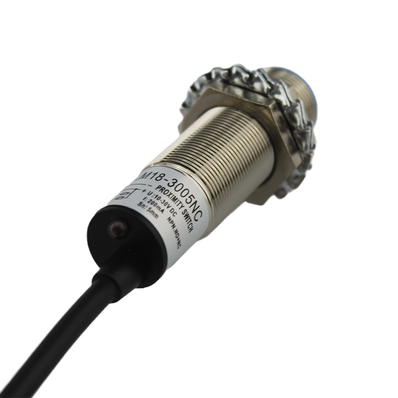Yumo LM18-3005NC NPN NO+NC Inductive Proximity Switch Sensor, China Proximity Switch Sensor ...