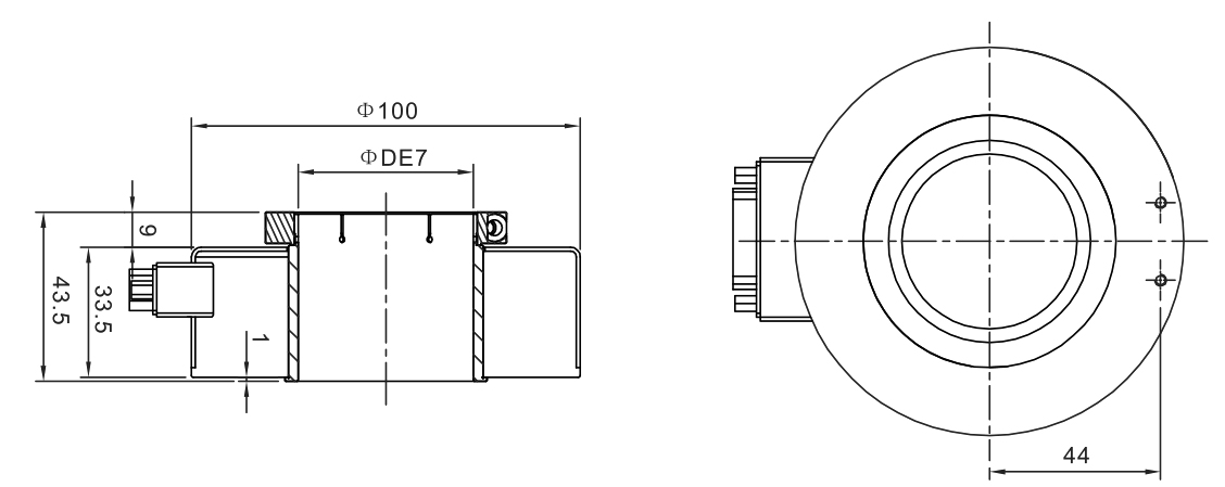 DC5-24V Hollow Shaft Encoder with 512ppr And Reverse Signal, China ...