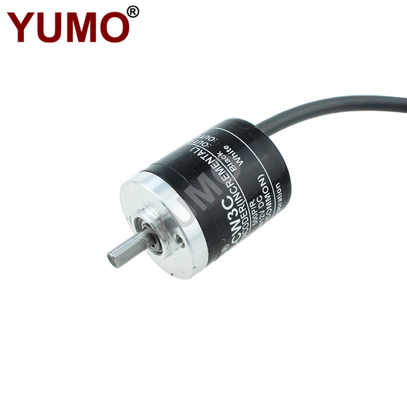 YUMO E6A2-CW3C 500ppr Mini Rotary Incremental Encoder, China Rotary Encoder, Incremental Rotary ...