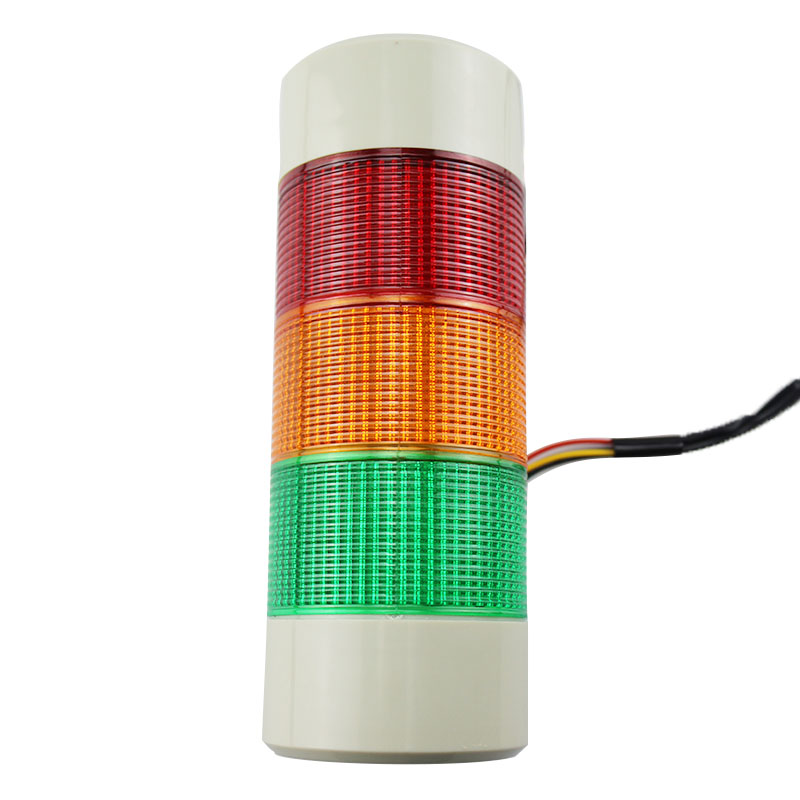 Semi-circular steady warning light 3 layer warning light with buzzer ...