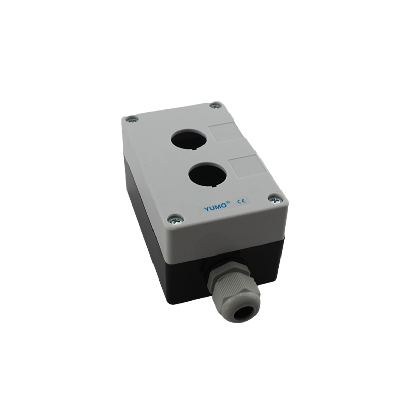 LAY5-BP02 22mm 25mm hole two holes push button box control box, China ...