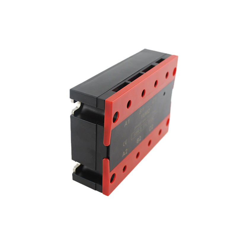 Three Phase Solid State Relay Aluminum Base Black Body with Red Cover ...