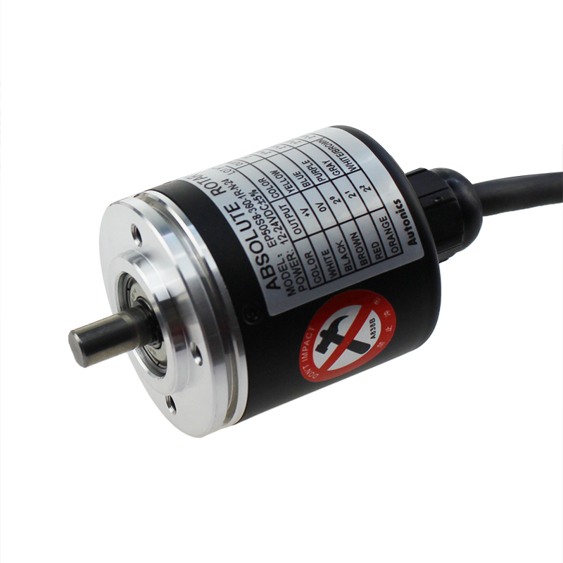 EP50S8 Diameter 50mm 360ppr IP64 Shaft Type Absolute Rotary Encoder ...