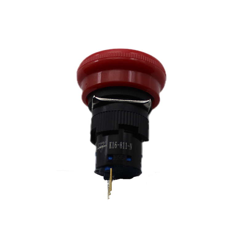 YUMO 16mm Emegency stop push button switch K16-811-N 3pins Good quality ...