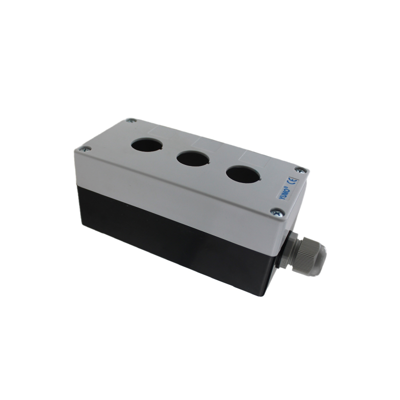 LAY5-BP03 22mm 25mm hole three holes push button box control box, China ...